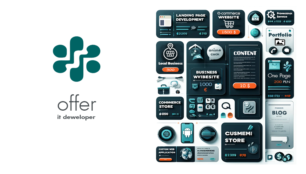 Cennik usług projektowania i tworzenia stron internetowych